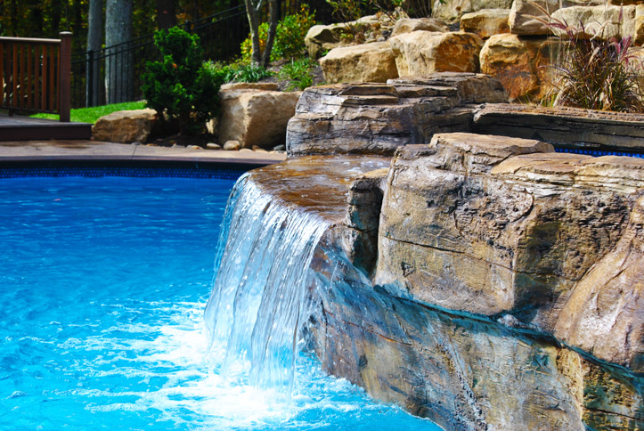 Faux Rock Waterfalls