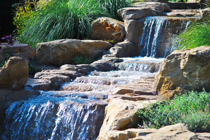 Faux Rock Waterfalls